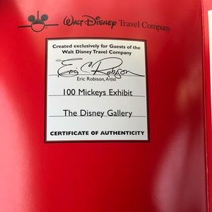 Disney | Art | Rare Wcoa Signed And Numbered Lithograph Disney Mickey ...